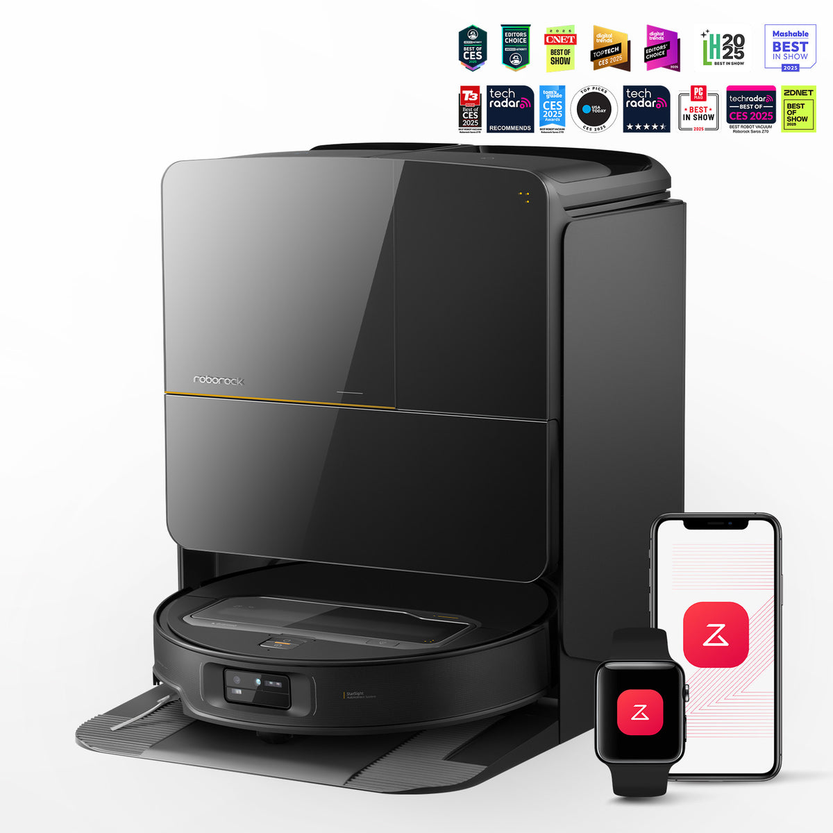 Roborock Saros Z70 Robot Vacuum with OmniGrip™ Mechanical Arm ...