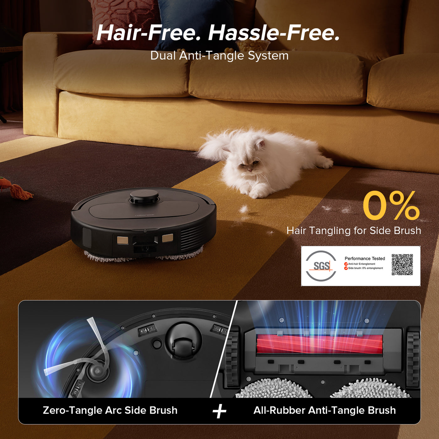 Roborock QV 35A Robot Vacuum with Multifunctional Dock (Upgraded from | Roborock US Official Store