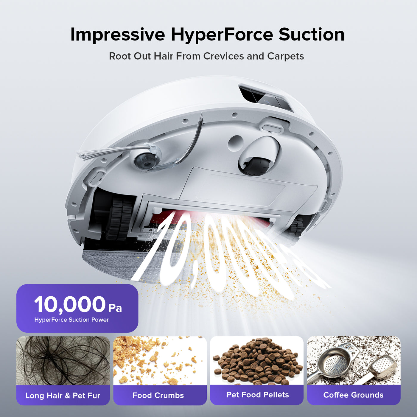 Roborock Q10 S5 Robot Vacuum and Mop with 10,000 Pa Power Suction ...