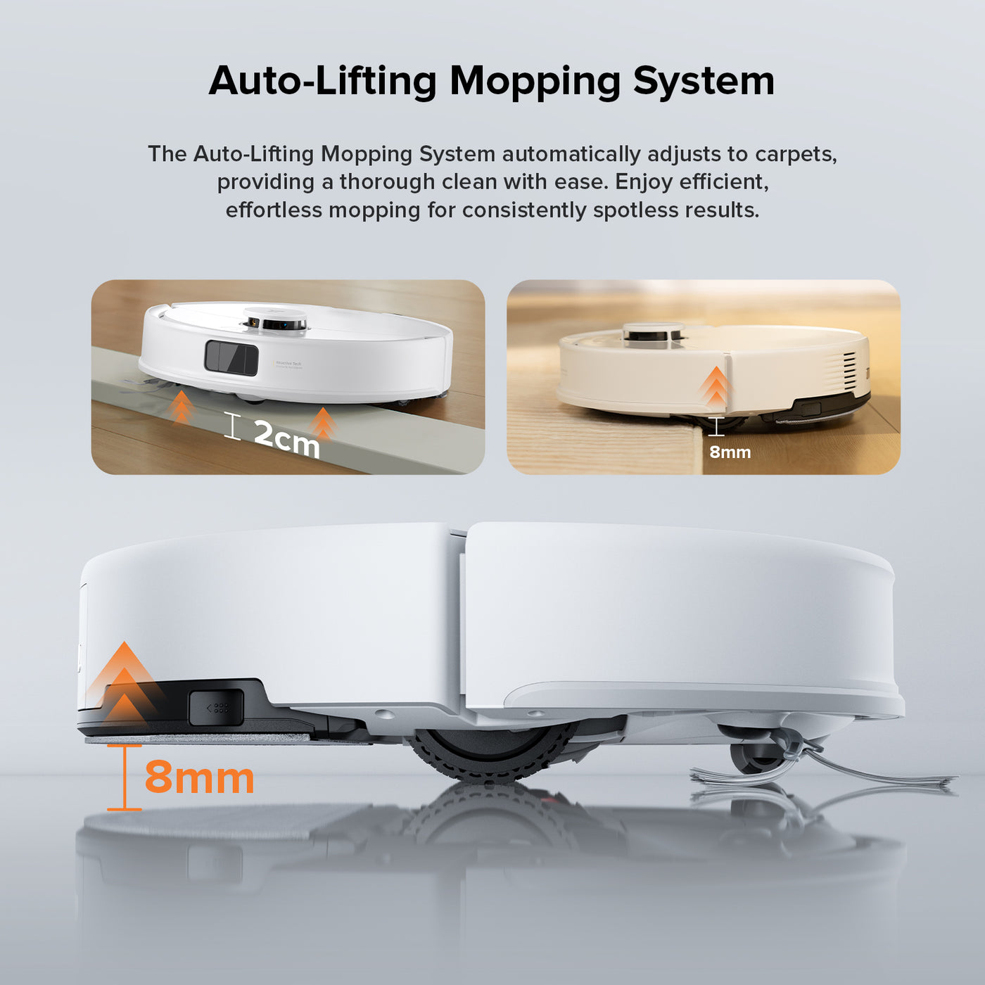 Roborock Q10 X5 Robot Vacuum and Mop with 10,000 Pa Power Suction ...