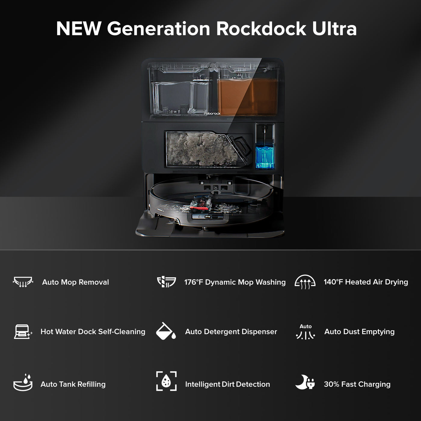 Roborock Saros 10 Robot Vacuum with Dual Anti-tangle System | Roborock ...